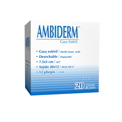 Gasa Estéril 7.5Cmx5Cm 12 Pliegos 5 Gasas/Pouch - Proveedora Medica Adasa
