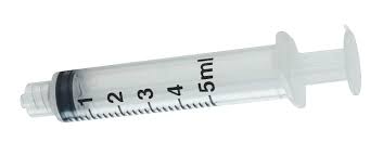 Jeringa 5 ml sin Aguja luer lok c/100 - Proveedora Medica Adasa