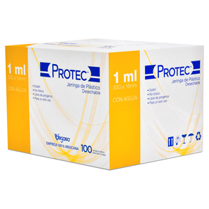 Jeringa Protec 1Ml 30G X 16Mm Caja C/100 - Proveedora Medica Adasa