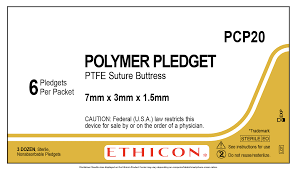 Pledgets de Teflon (Tfe) Firmes 7 X 3 X 1.5 Mm - Proveedora Medica Adasa