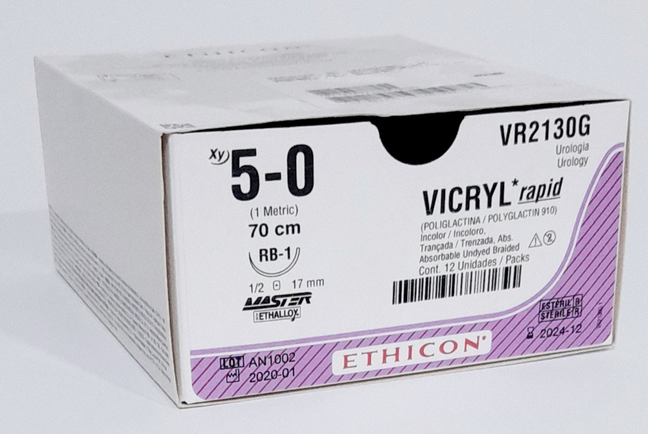 Vicryl*Rapid UND Calibre 5-0 70 cm 1RB1 de Longitud 70 cm - Proveedora Medica Adasa