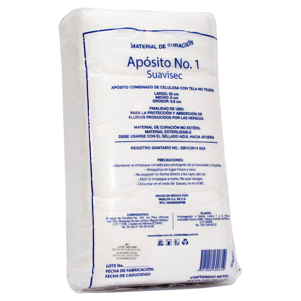 Apósito Quirúrgico #1 Caja con 200 - Proveedora Medica Adasa