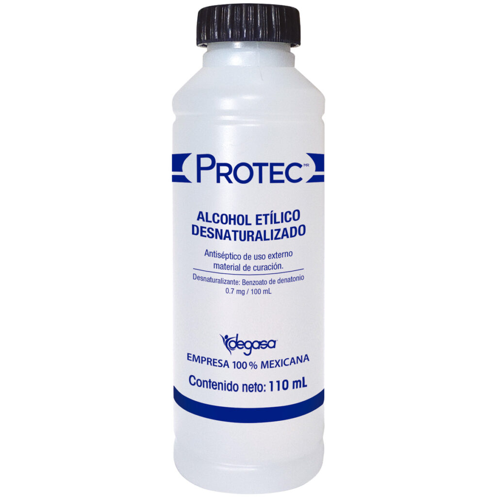 Alcohol Desnaturalizado Protectora tor Bote 110 ml con 48 - Proveedora ...