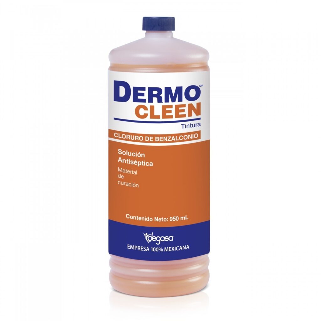 Cloruro Benzal Dermocleen Tintura 950 ml C12 - Proveedora Medica Adasa