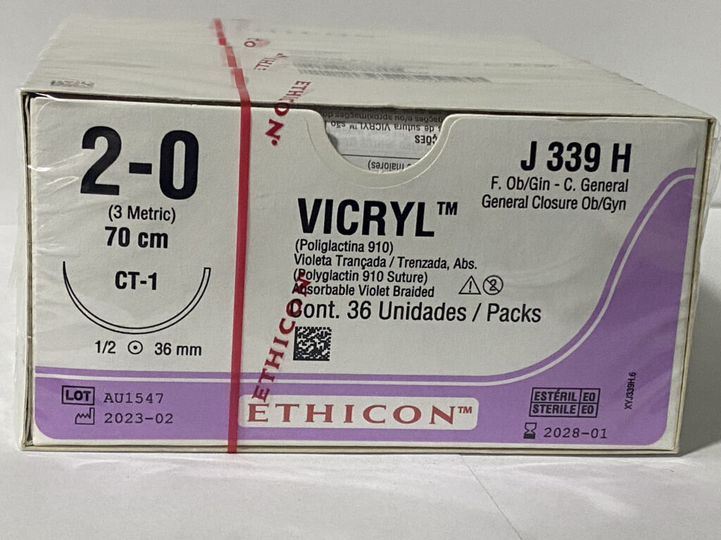 Vicryl Calibre 2/0 de Longitud archivos - Proveedora Medica Adasa