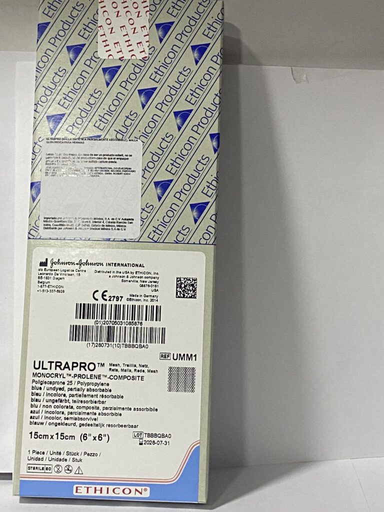 Malla de Ultrapro de 15 cm x 15 cm - Proveedora Medica Adasa