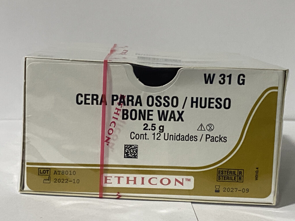 Cera Para Huesos Sobre de 2.5 mg. - Proveedora Medica Adasa