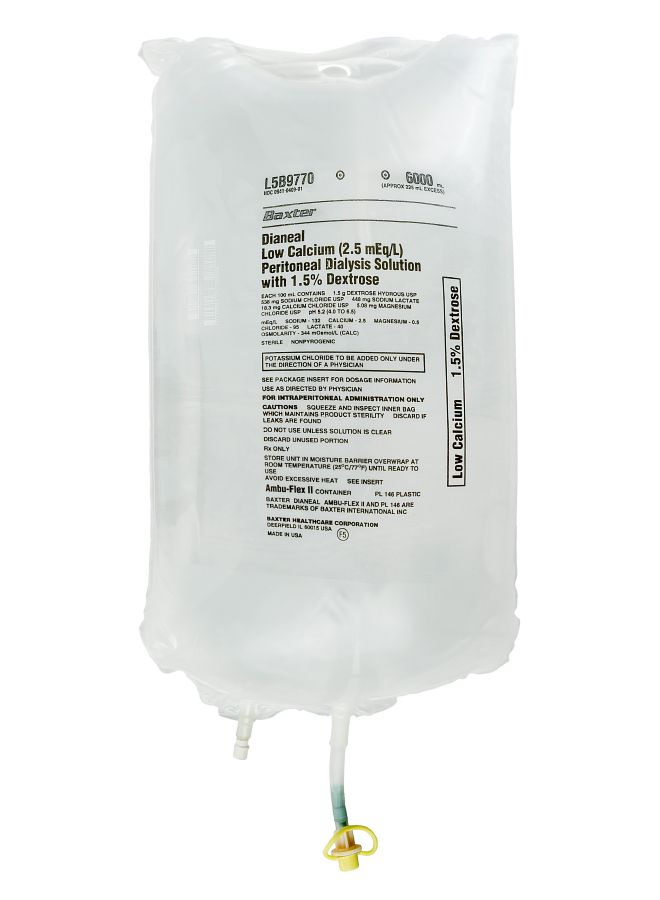 Dianeal Al 2.5 %, Pd-2, Solución Apd 6 Lt - Proveedora Medica Adasa